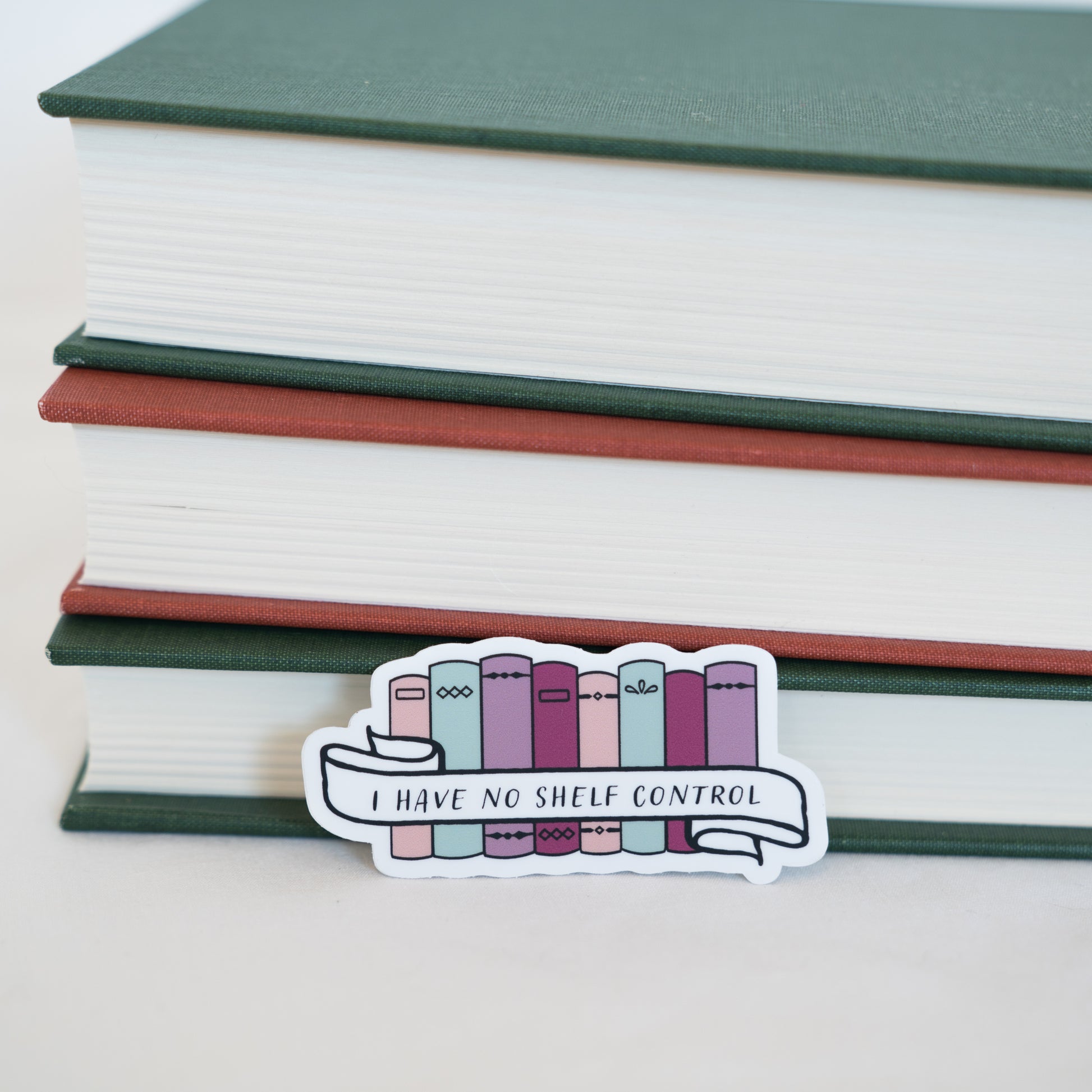 I Have No Shelf Control Sticker – Bona Fide Bookworm
